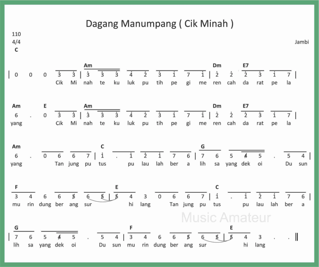 12 Lagu Daerah Jambi Terpopuler Lengkap dengan Lirik dan Maknanya ...