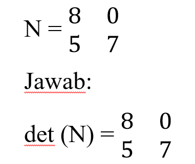 Rumus dan Contoh Determinan Matriks – Gramedia Literasi