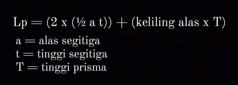 Rumus Volume Prisma Segitiga Beserta Contoh Soal dan Pembahasannya ...