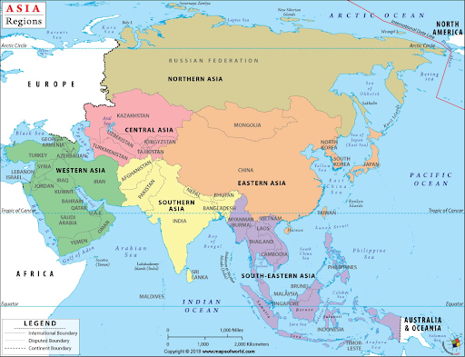 Memahami Letak Geografis Asia dan Karakteristik Benua Asia – Gramedia ...