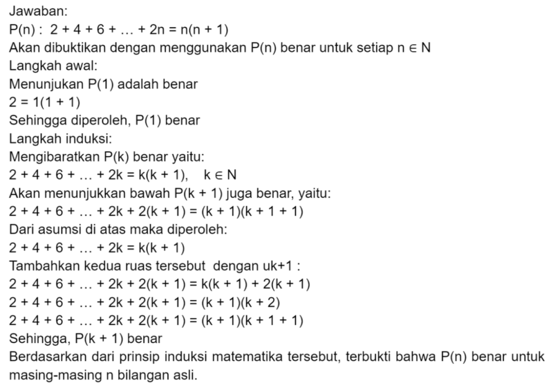 Induksi Matematika: Pengertian, Jenis dan Konsep Dasarnya – Gramedia ...
